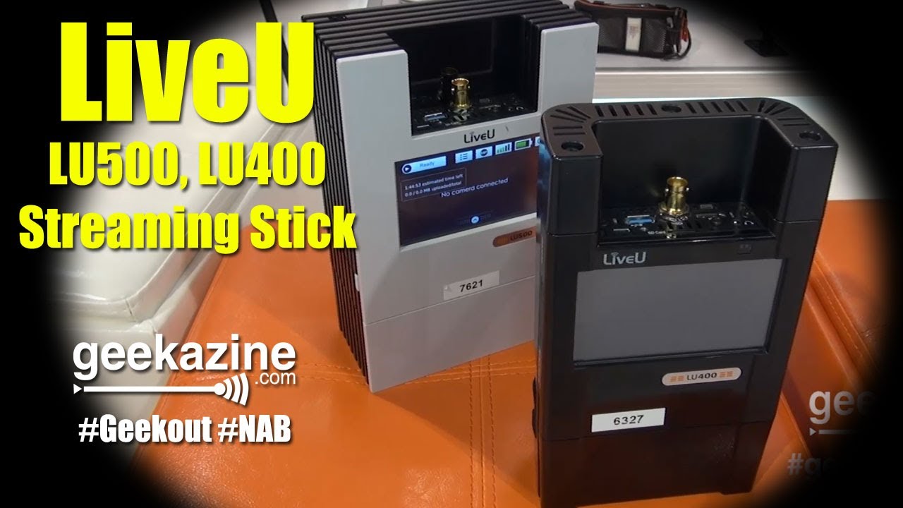 LiveU Streaming Packs LU400, LU500, Streaming Stick - YouTube