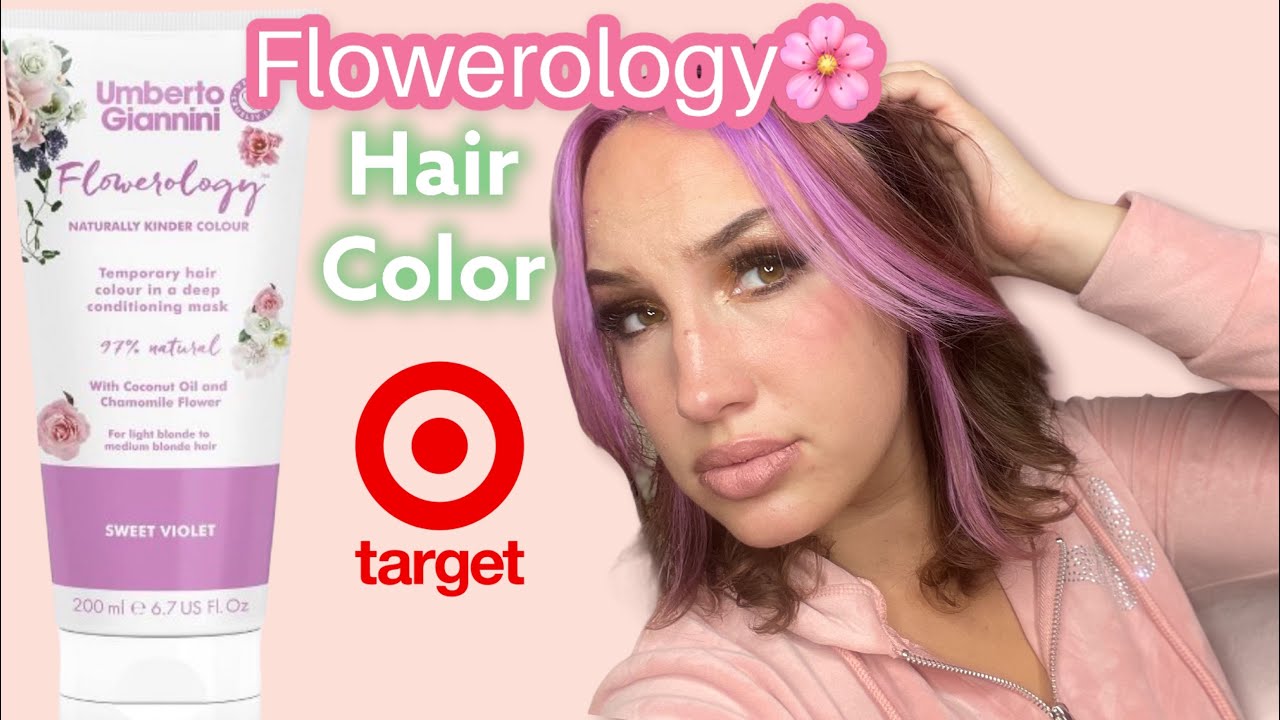 @target UMBERTO GIANNI FLOWEROLOGY HAIR COLOR| SWEET VIOLET - YouTube