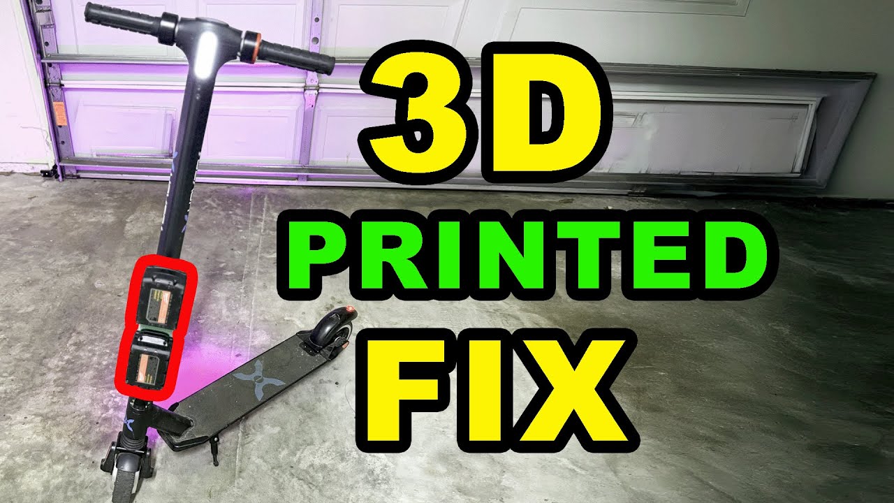 Fix e-Scooter with 3D Printer - YouTube