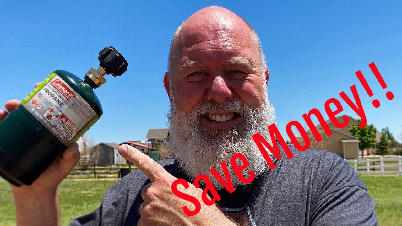Mini Propane Bottle ReFill - YouTube