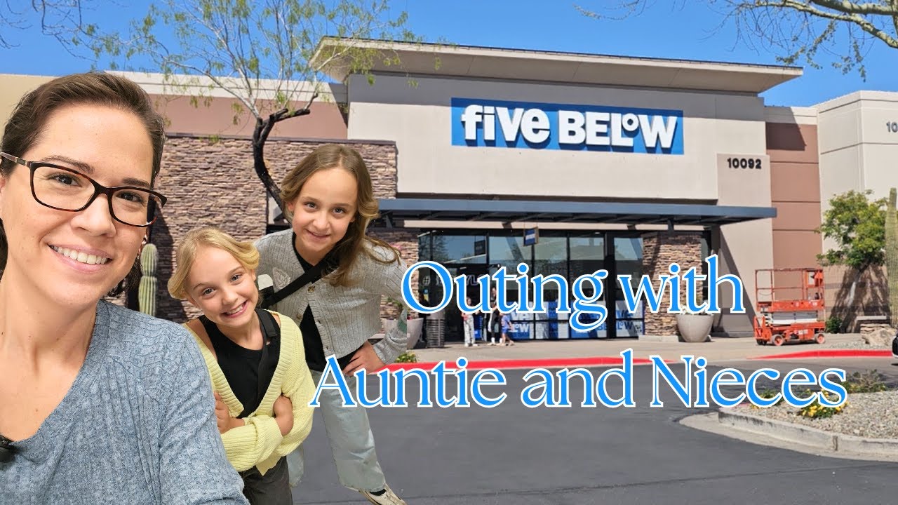 Outing at 5 Below, Michaels and a Lunch - YouTube