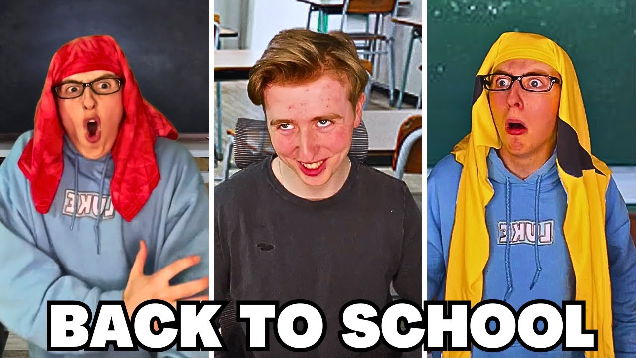 LUKE DAVIDSON: BACK TO SCHOOL! | Try Not To Laugh Watching Luke ...