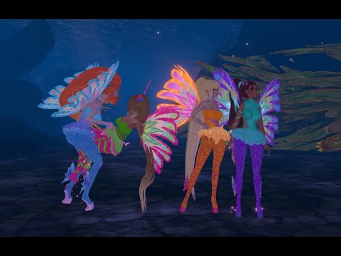 Winx Club - Sirenix Transformation with Roxy & Voices (VRChat) | (Read Description)