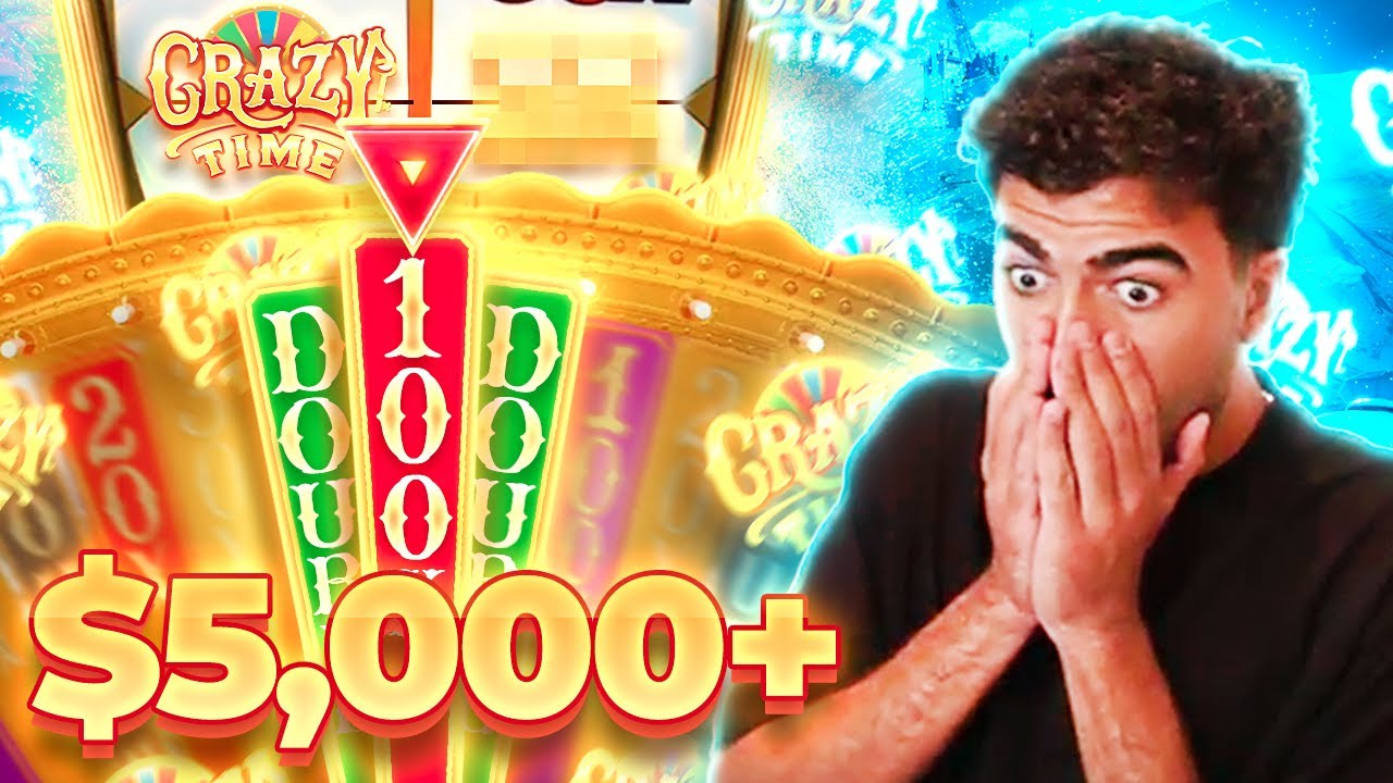 I HIT 2 TOP MULTIS ON CRAZY TIME IN 1 SESSION! (INSANE PROFIT!) - YouTube