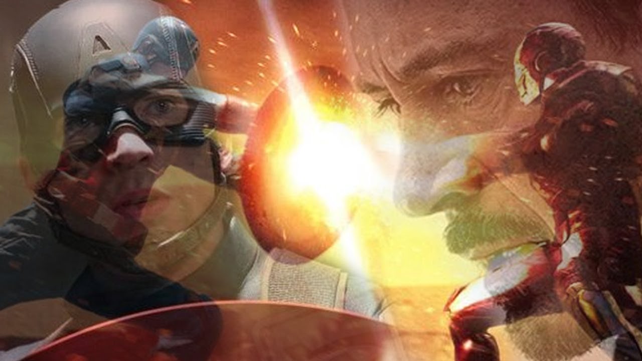 Fight scene {Tony vs Steve and Bucky} || Ticket to the moon - YouTube