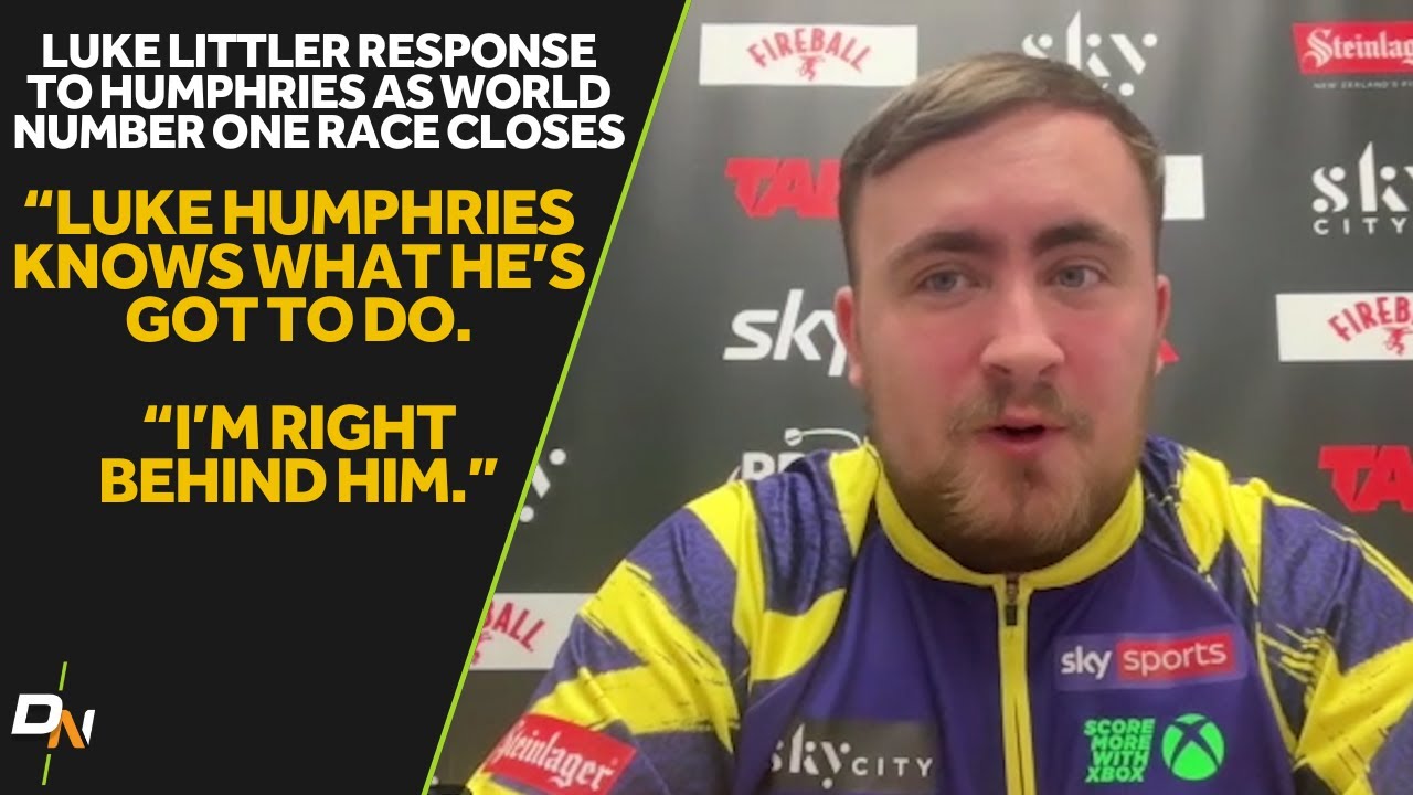 "I'M RIGHT BEHIND HIM" | Luke Littler RESPONDS To Luke Humphries As ...