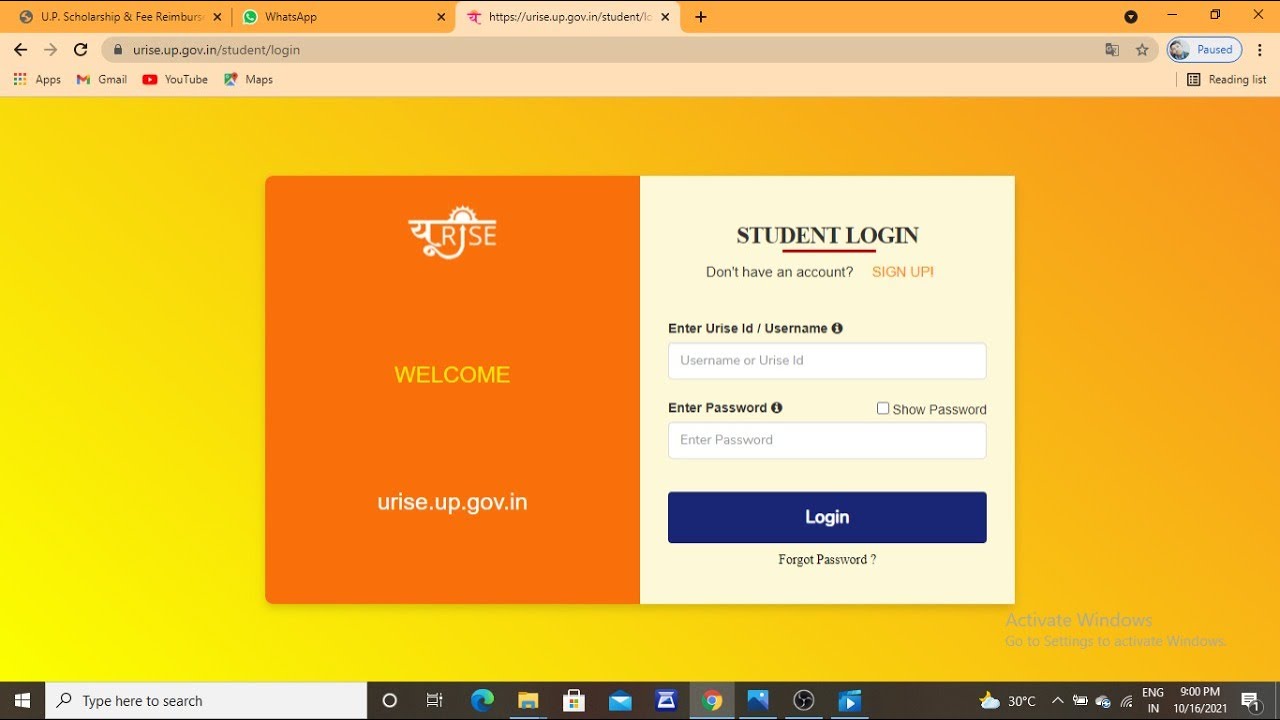 UP Free Laptop/Tablet/Smartphone Registration Urise Portal. Diploma ...