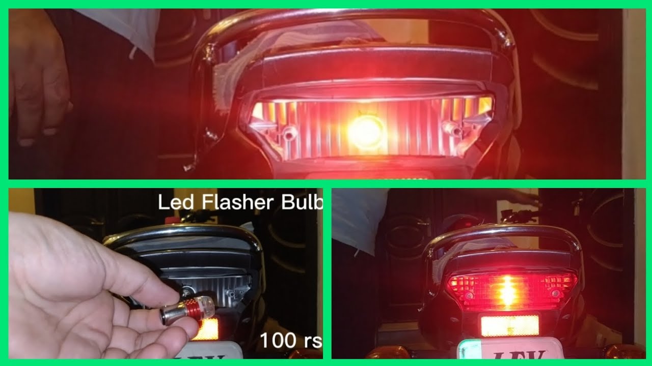Led Flasher Bulb 100 rs YBR all bikes - YouTube