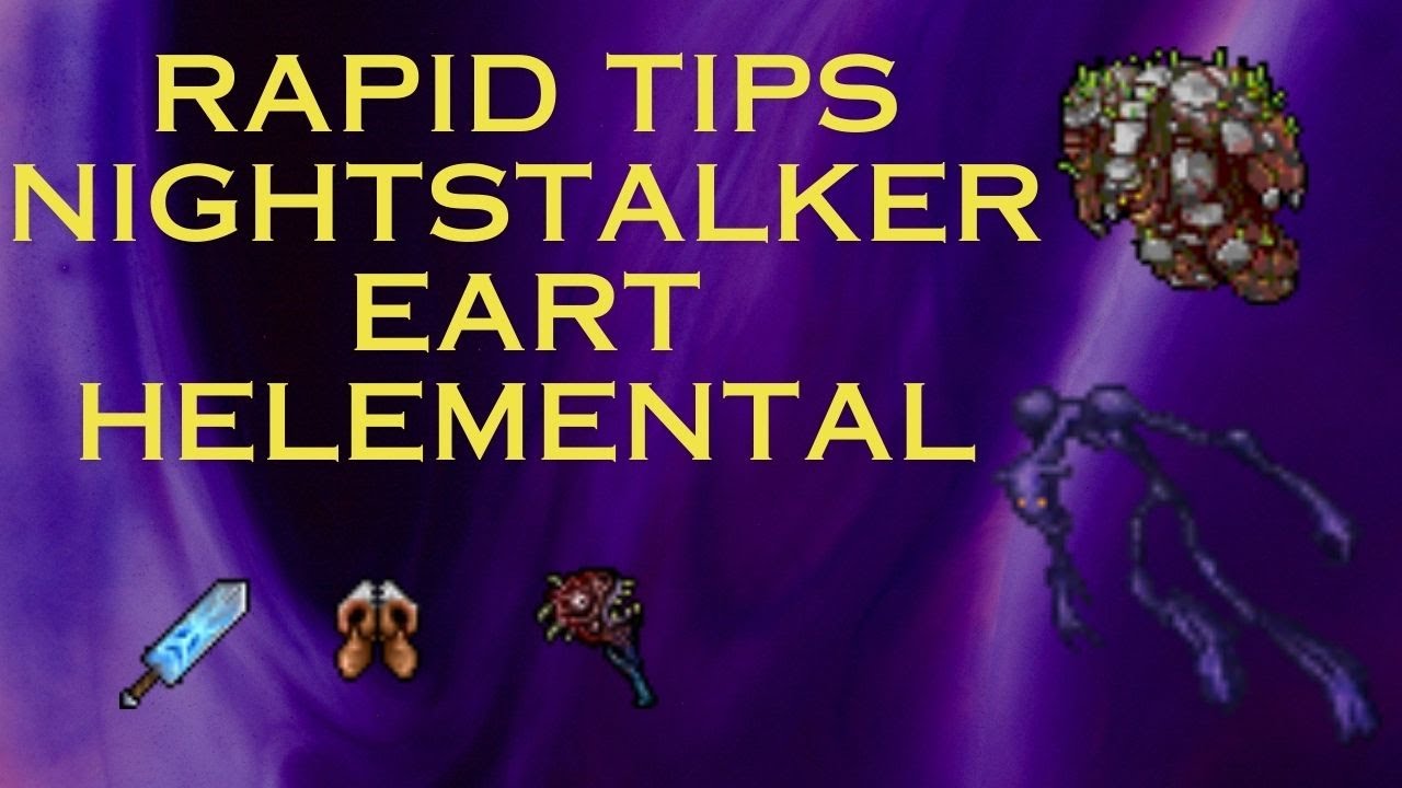 Tibia Poradnik RAPID RESPAWN. Nightstalker and Earth Elemental. Pomysł ...