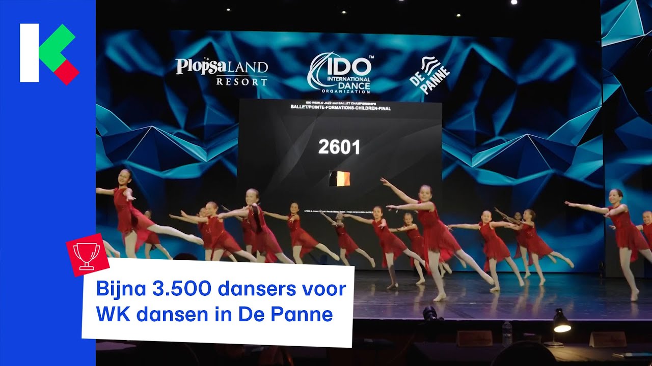 Bijna 3.500 dansers voor WK dansen in De Panne - YouTube
