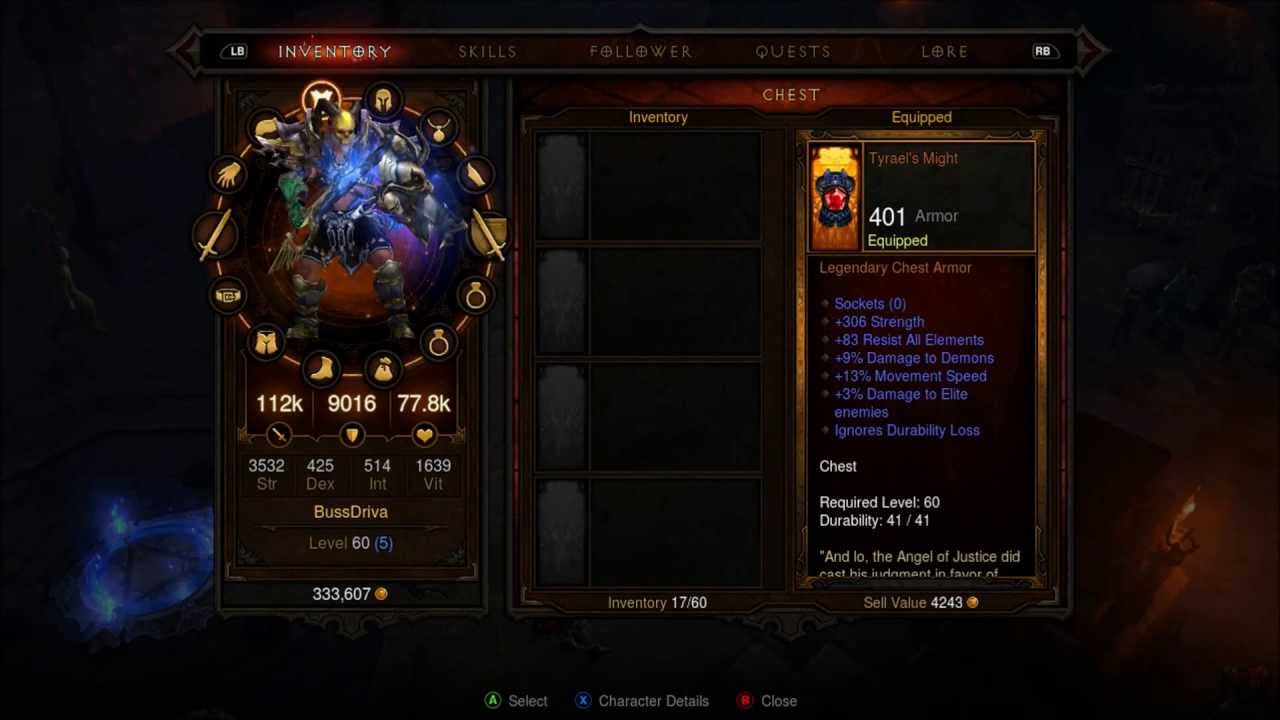 Diablo 3 - Inferno Gear and Build (Master I) - YouTube