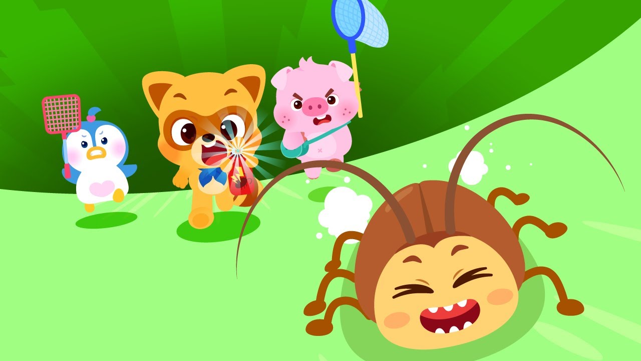 It’s a Cockroach!😱 | Nursery Rhymes for Kids, Song and Video in English ...