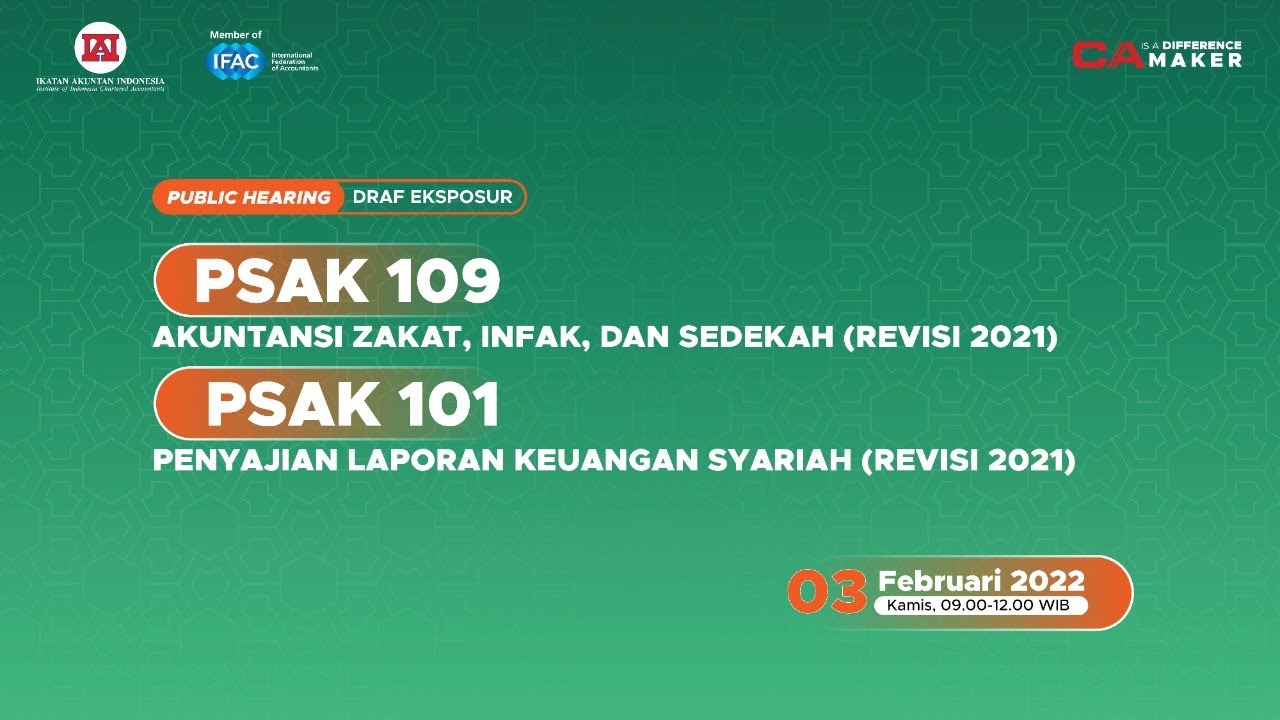 Public Hearing DE PSAK 109 dan DE PSAK 101 - YouTube