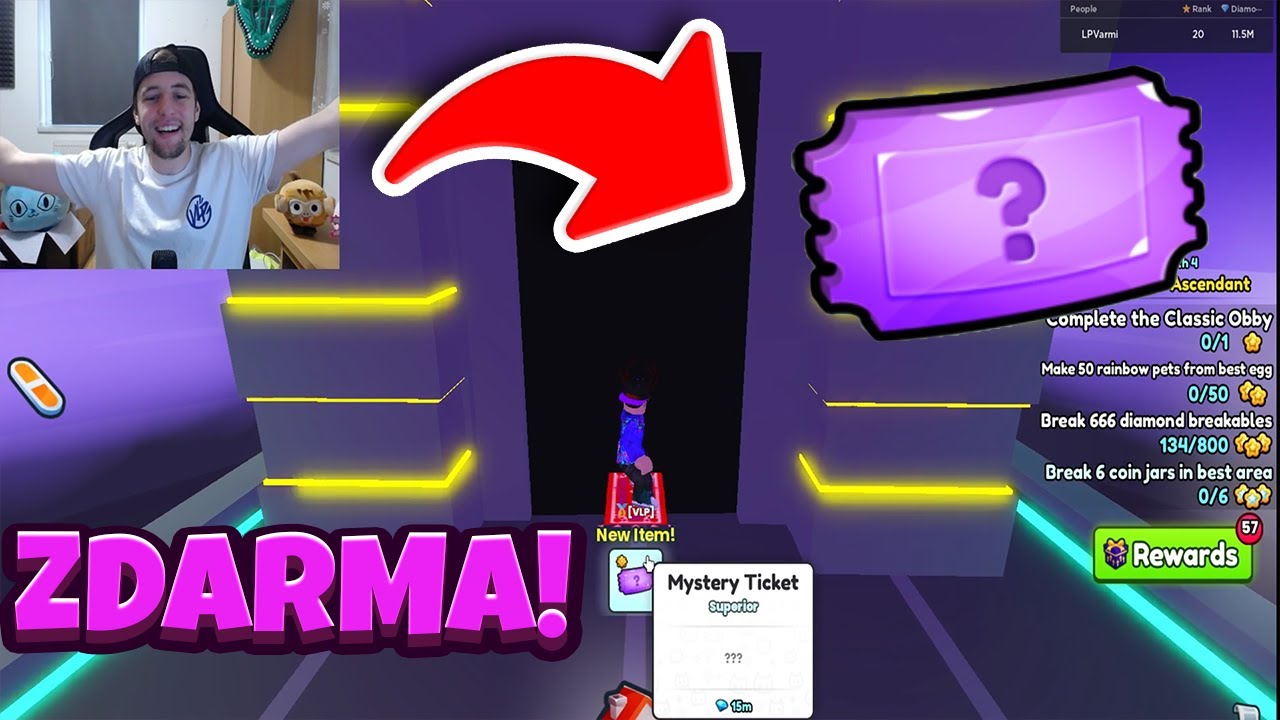 MYSTERY TICKET ZDARMA! ZNOVU! NOVÁ ČÁST MYSTERY TICKET HUNTU! - YouTube