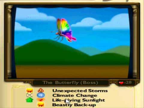Bookworm adventure 2 - The Butterfly (boss) - YouTube