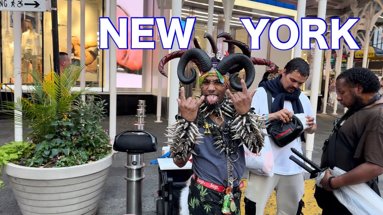 NEW YORK CITY Walking Tour [4K] - TIMES SQUARE - New York Times Square ...