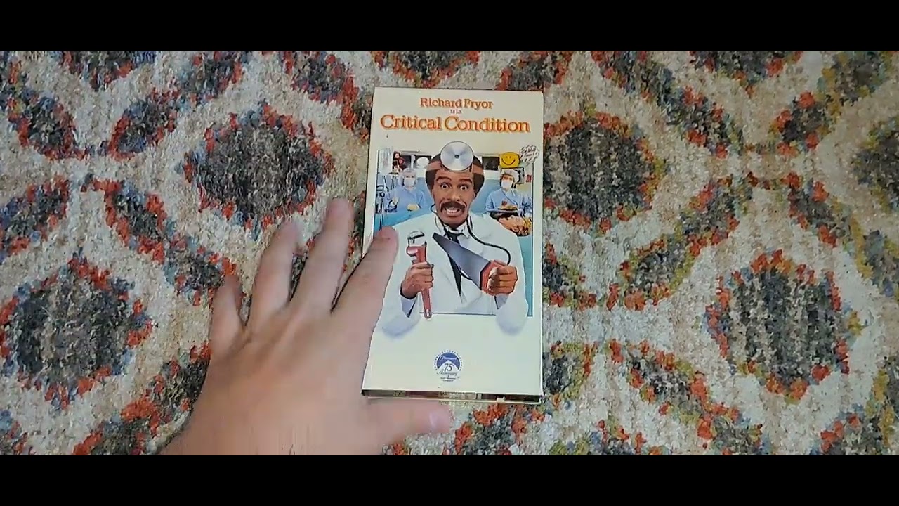 Critical Condition VHS Review - YouTube