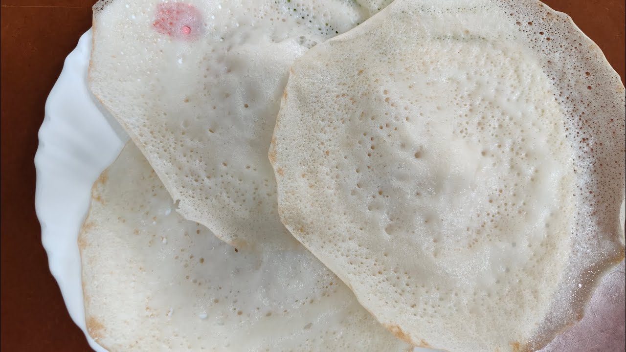 APPAM | VELLEPPAM | WITHOUT YEAST | HOME MADE RECIPE | വെള്ളെപ്പം - YouTube