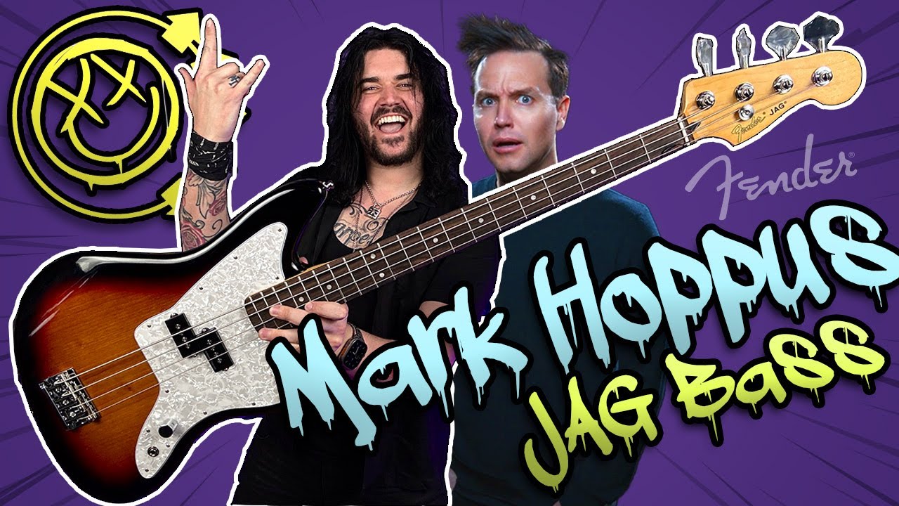 Fender MARK HOPPUS Signature Bass Demo! - Mark’s latest Blink-182 ...