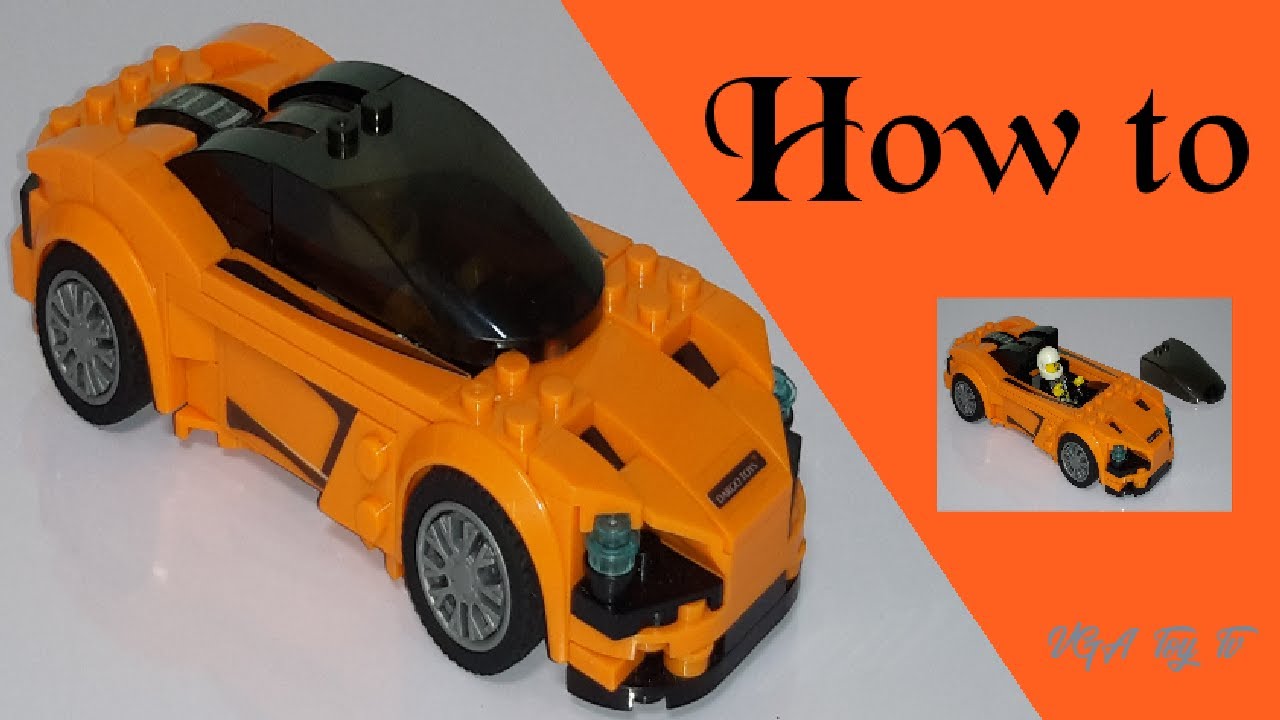 How To Build Lego Orange Car - YouTube