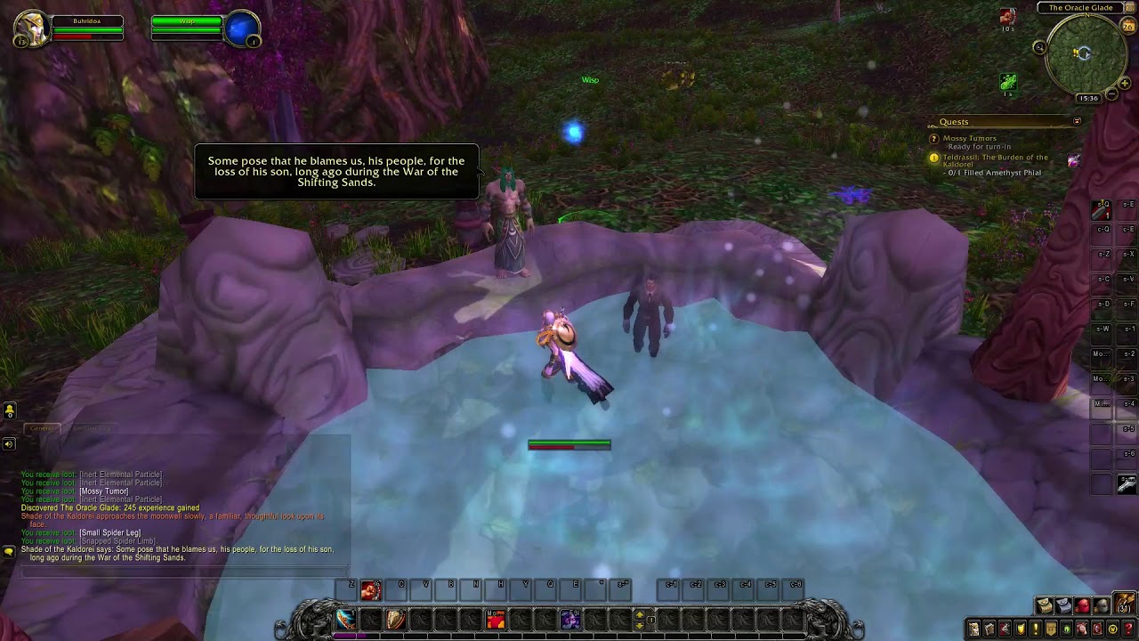 How to get Filled Amethyst Phial quest item - World of Warcraft - YouTube