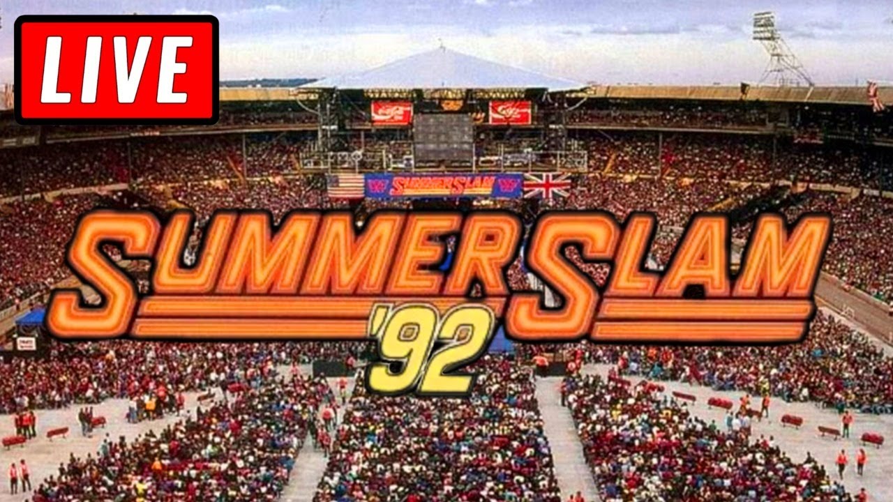 🔴 WWE Summerslam 1992 Live Stream Reaction Watch Along - Bret Hart vs ...