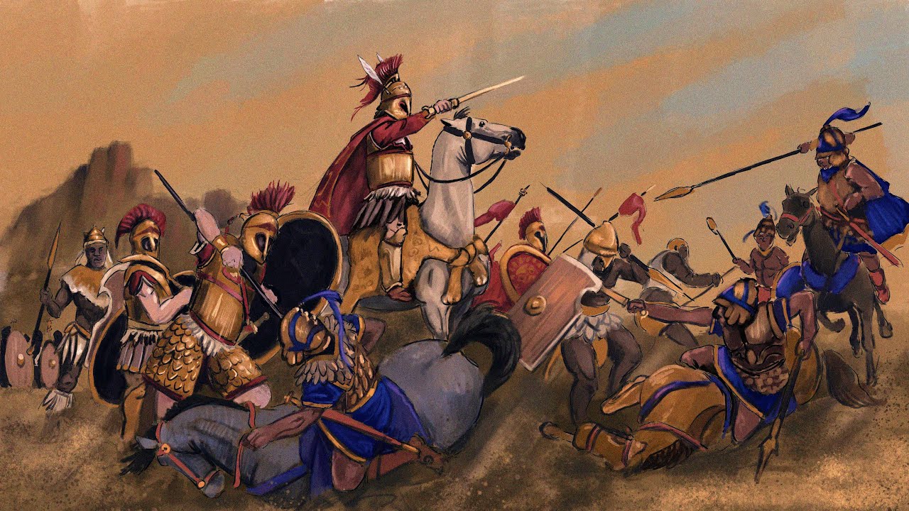 Painting Battle Scene for World-Building story - Making of: Battle of ...