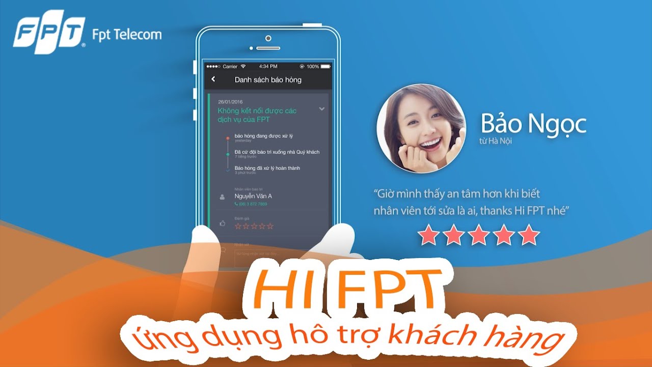 Ứng dụng Hi FPT - Chăm sóc khách hàng 24/7 [FPT Telecom] 🎁 - YouTube