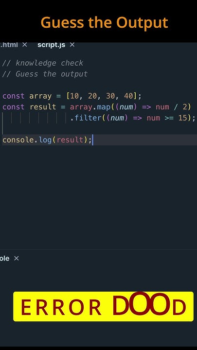 Interview Question Guess The Output Javascript Shorts Accenture Coding Infosys Youtube