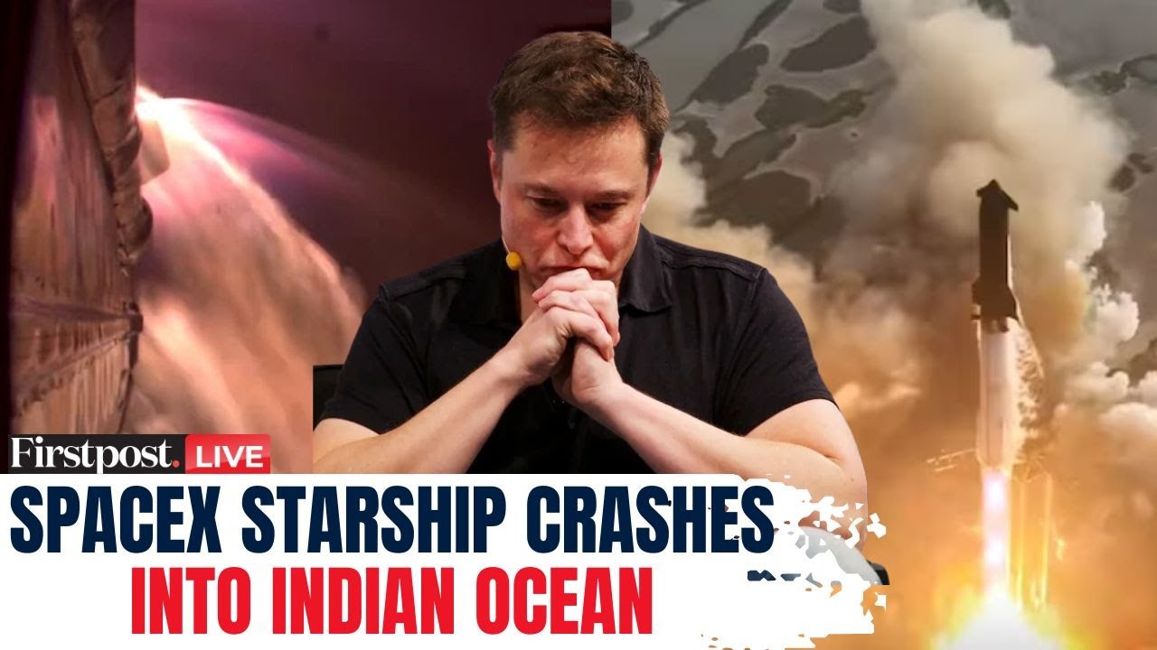 SpaceX Crash LIVE: Musk's SpaceX Starship Crash Caught on Cam |Starship ...