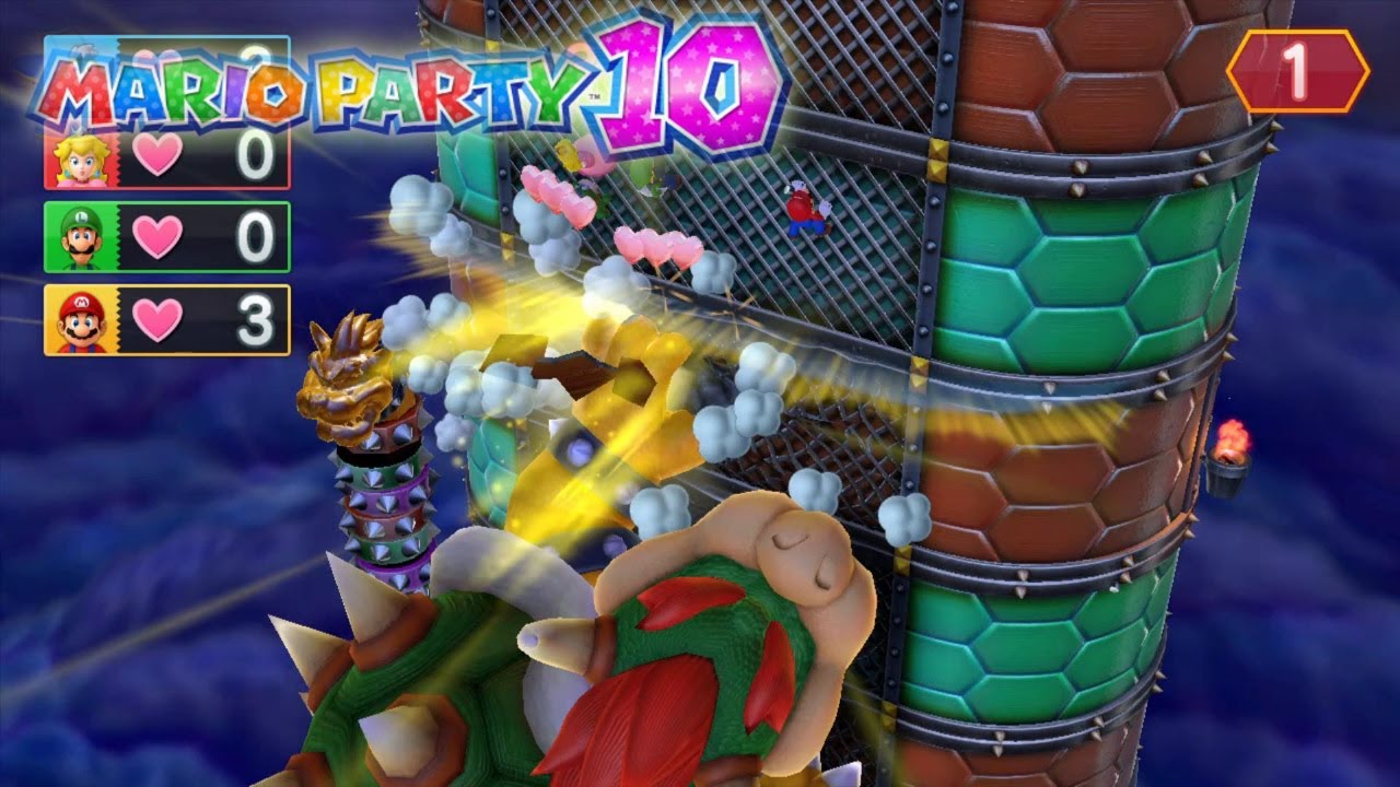 Mario Party 10 - Bowser Challenge - All Bowser Mini-Games - Rank 182 ...