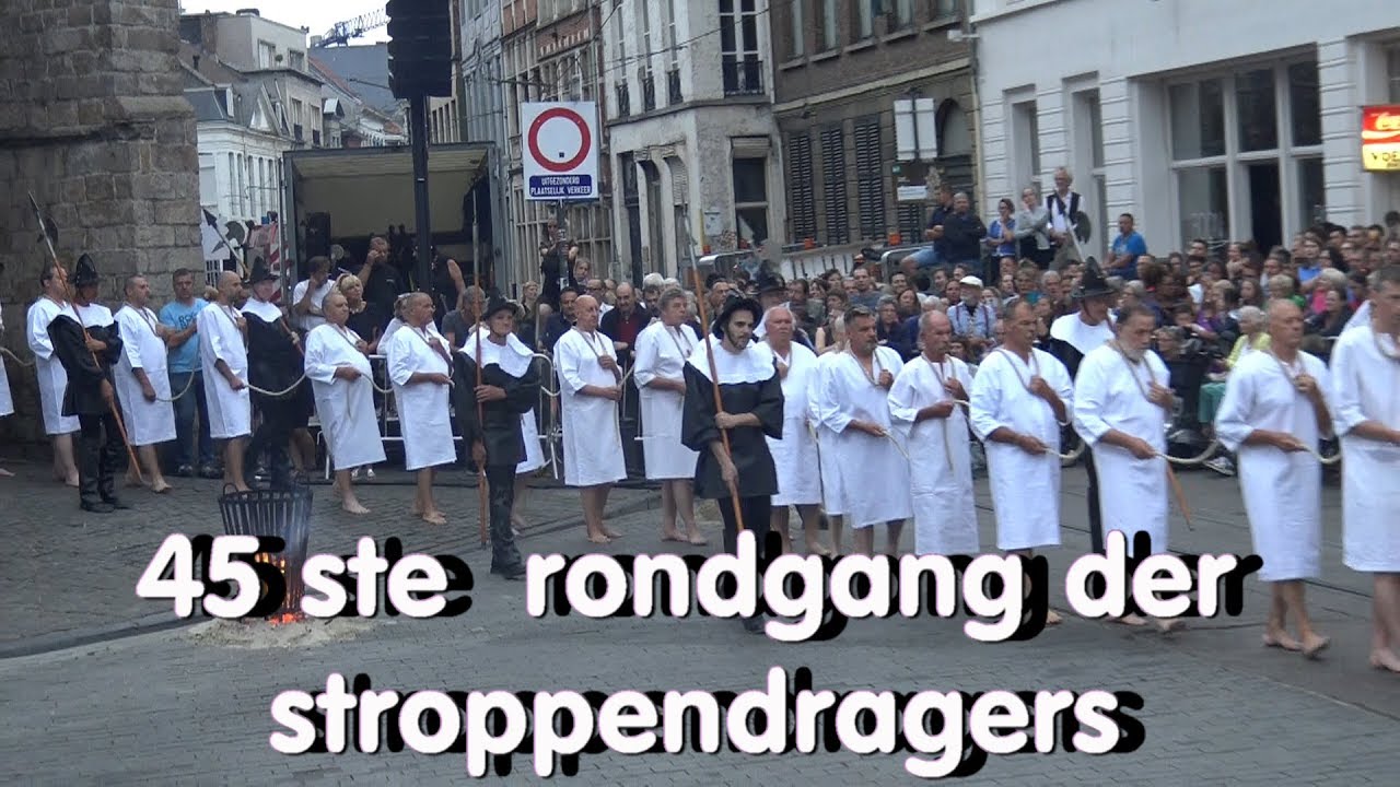 Gentse Feesten 2018: 45ste Rondgang van de Stroppendragers - YouTube