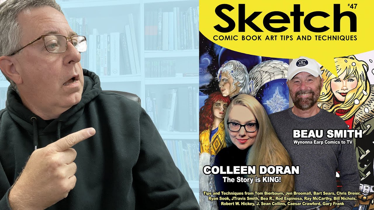 Comic Book's Sketch Magazine New Reader. - YouTube