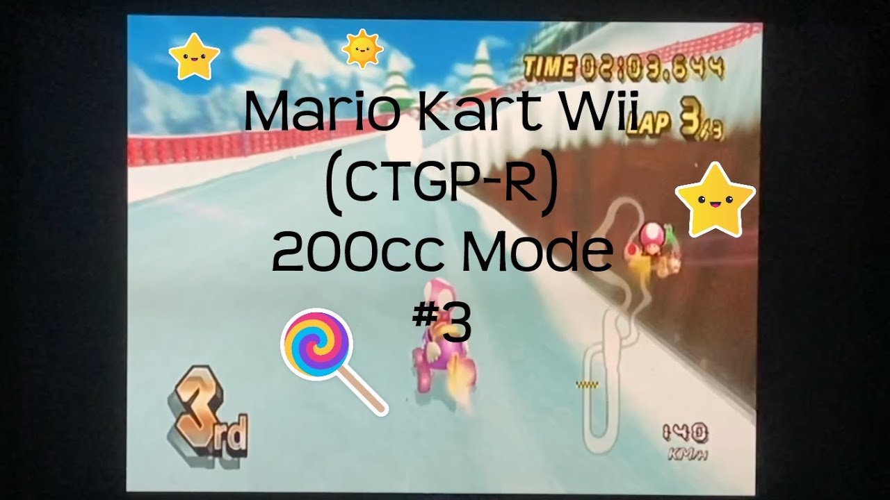 Mario Kart Wii (CTGP-R) - 200cc Mode #3 - YouTube