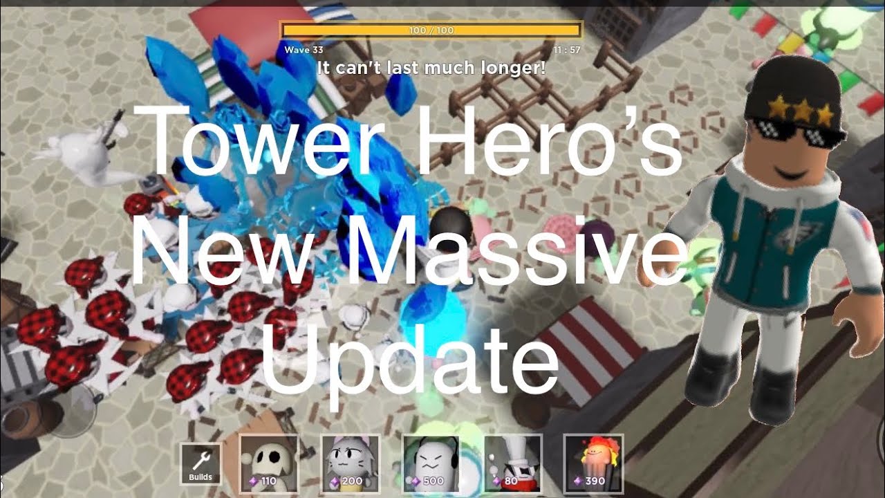 TOWER HEROS NEW MASSIVE UPDATE- Tower Heros ROBLOX - YouTube