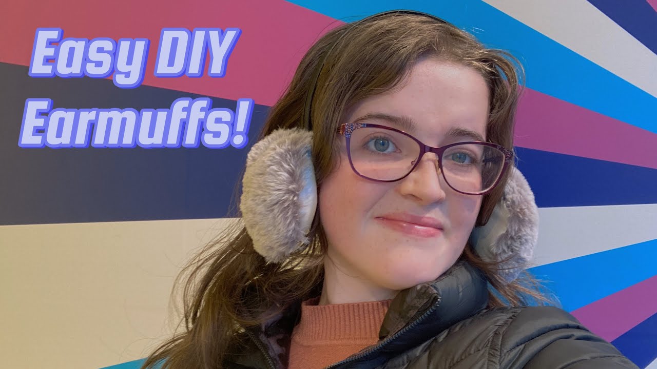 Easy DIY Earmuffs! (Tutorial under Five Minutes!) NO PATTERN NECESSARY ...