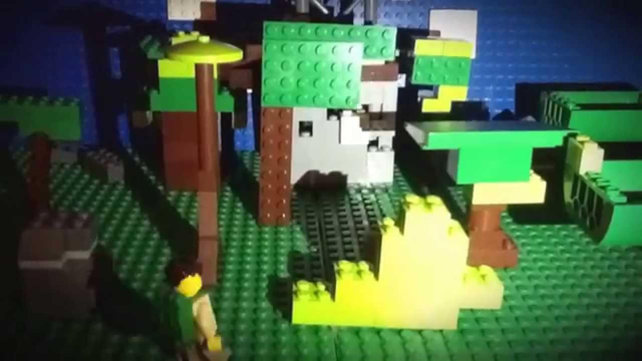 Lego slender man stop motion video - YouTube