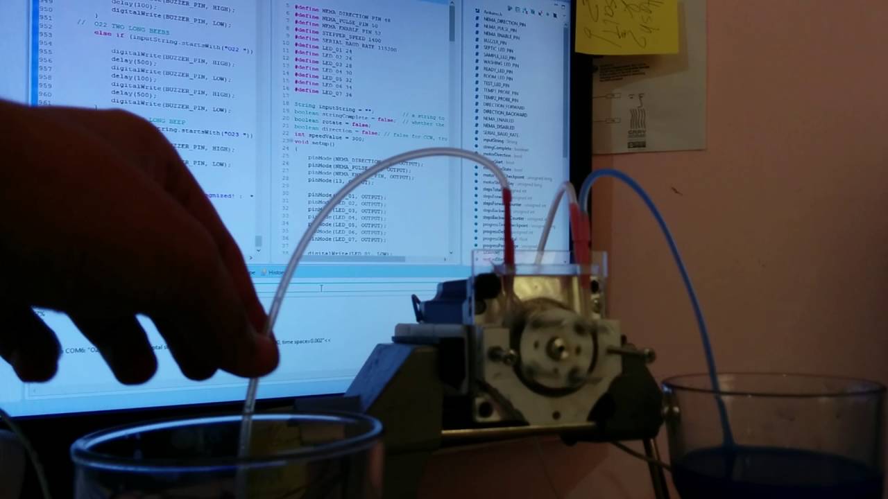 Kidney Dialysis pump test - YouTube