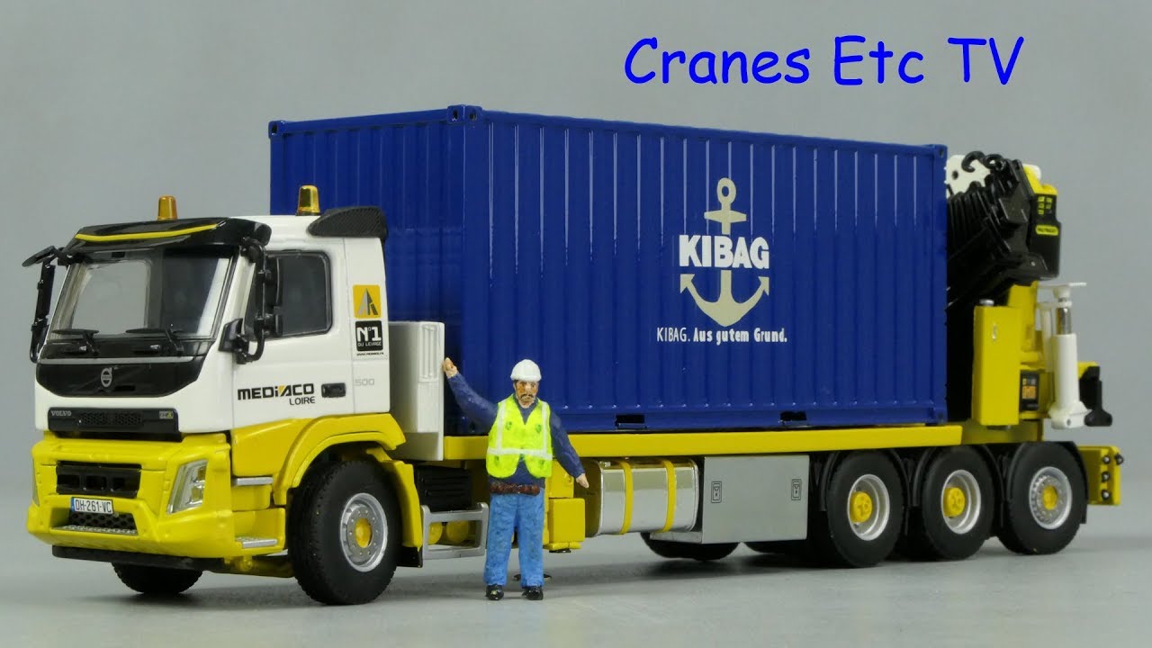 WSI Volvo FMX + Palfinger 'Mediaco' by Cranes Etc TV - YouTube