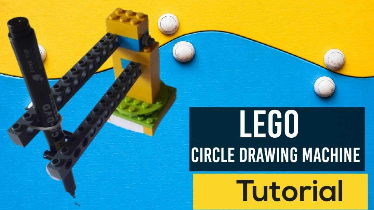 LEGO Circle Drawing Machine | Make & Create "How To" - YouTube