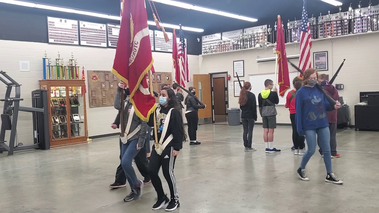Drill Team (Color Guard) Practice (12/16/20) 2 - YouTube