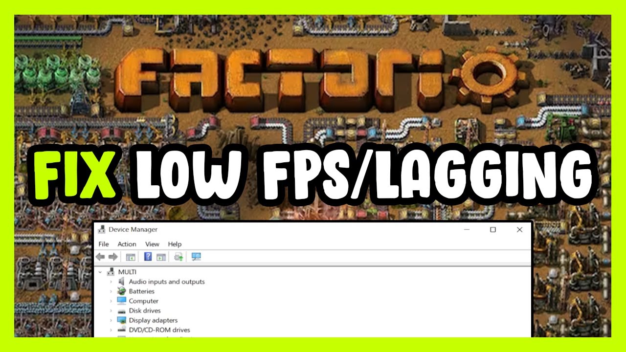 How to FIX Factorio Low FPS Drops & Lagging! - YouTube