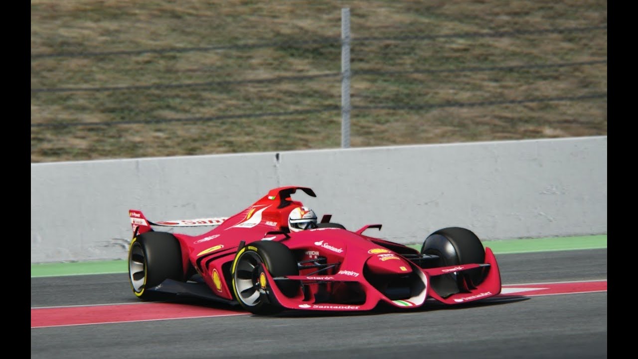Ferrari F1 Concept at Circuit de Barcelona-Catalunya - YouTube