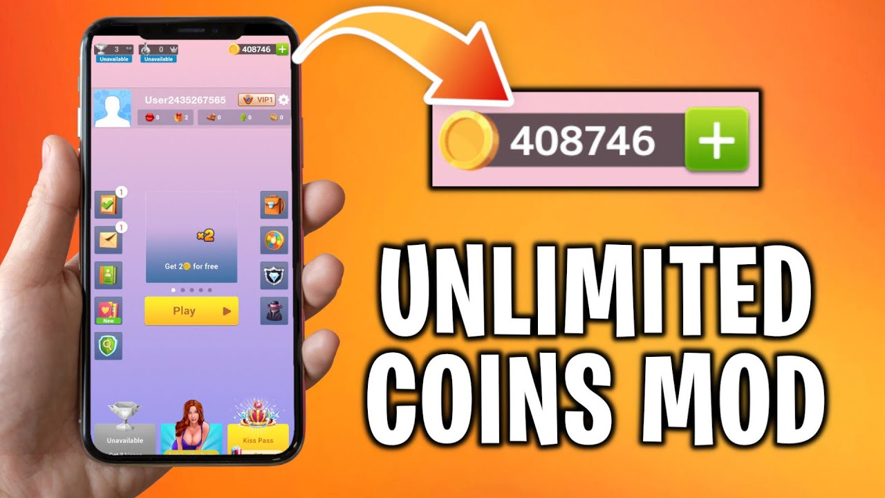 Kiss Kiss Hack - How To Get Unlimited Coins (Android/iOS) - YouTube