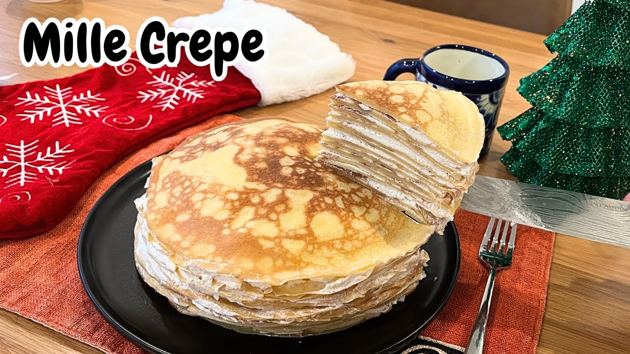 Layered Bliss: How to Make Irresistible Mille Crepe Cake at Home! - YouTube