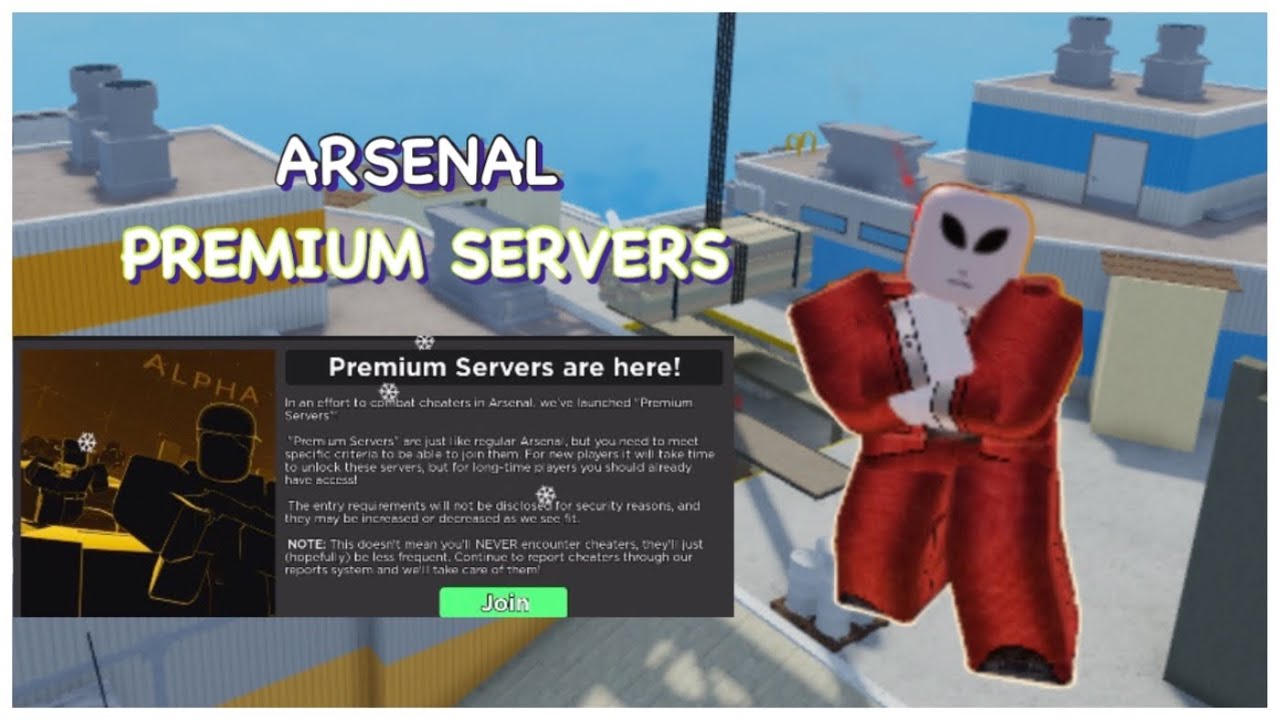 Roblox Arsenal PREMIUM SERVERS - YouTube