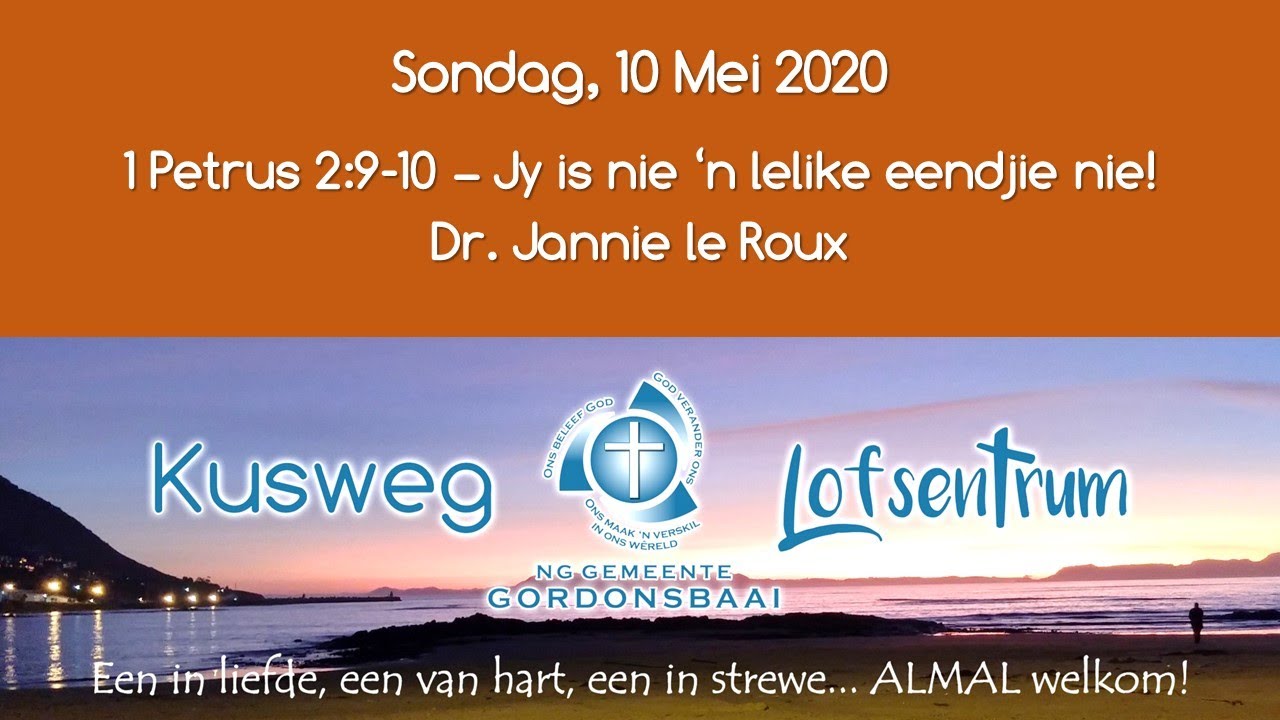 2020-05-10 Dr. Jannie le Roux - YouTube