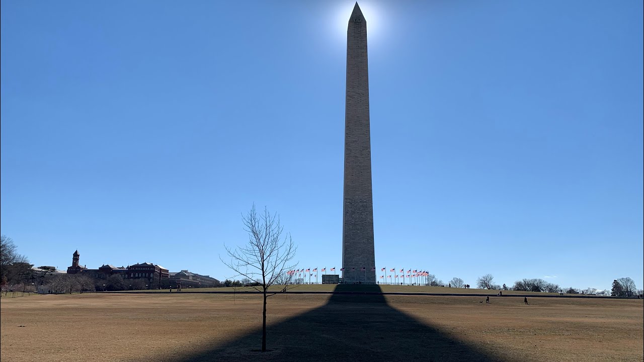 Shadow of the Washington Monument - YouTube