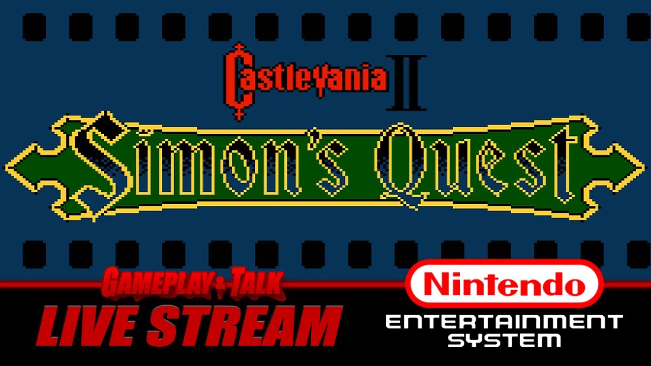 Castlevania II: Simon's Quest (NES) - Full Playthrough | Gameplay and Talk Live Stream #417 ...