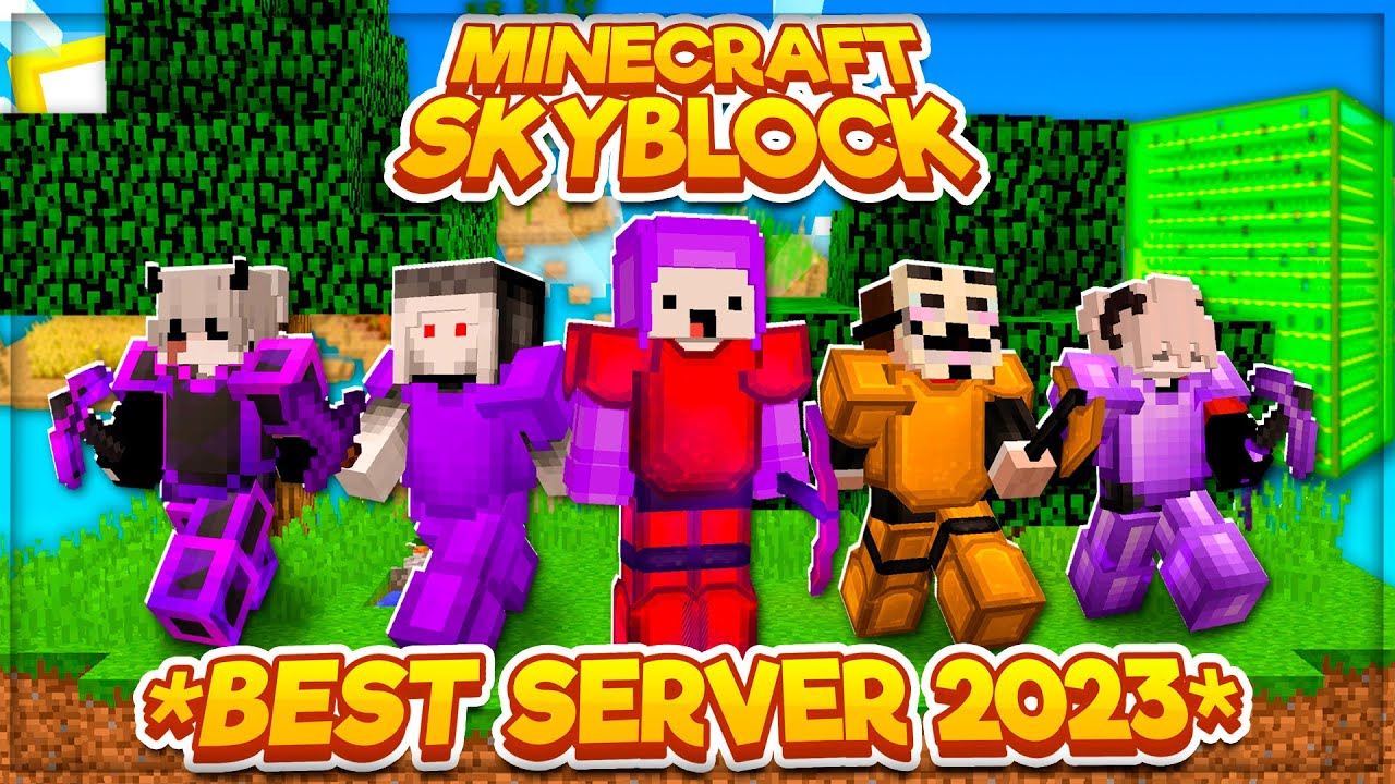 (NEW) TOP 3 SKYBLOCK SERVERS! *2023 EDITION* | 1.8- 1.19+ New Minecraft ...
